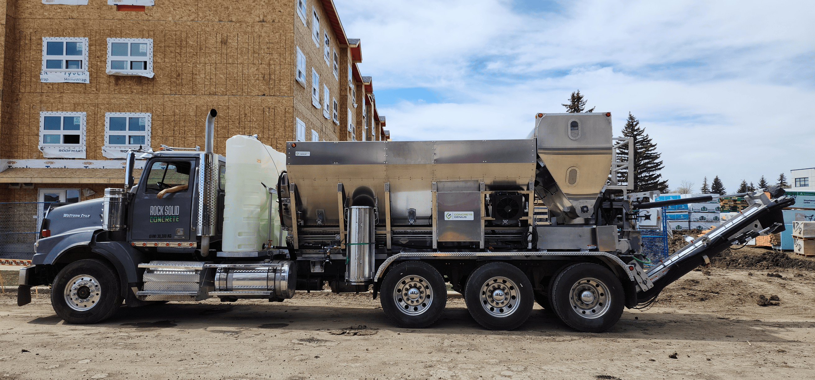 Smart Volumetric Concrete Mixers | Real-Time Data by Concrete Genius